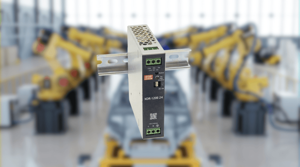 MEAN WELL XDR-E Series Ultra Slim DIN Rail Power Supply