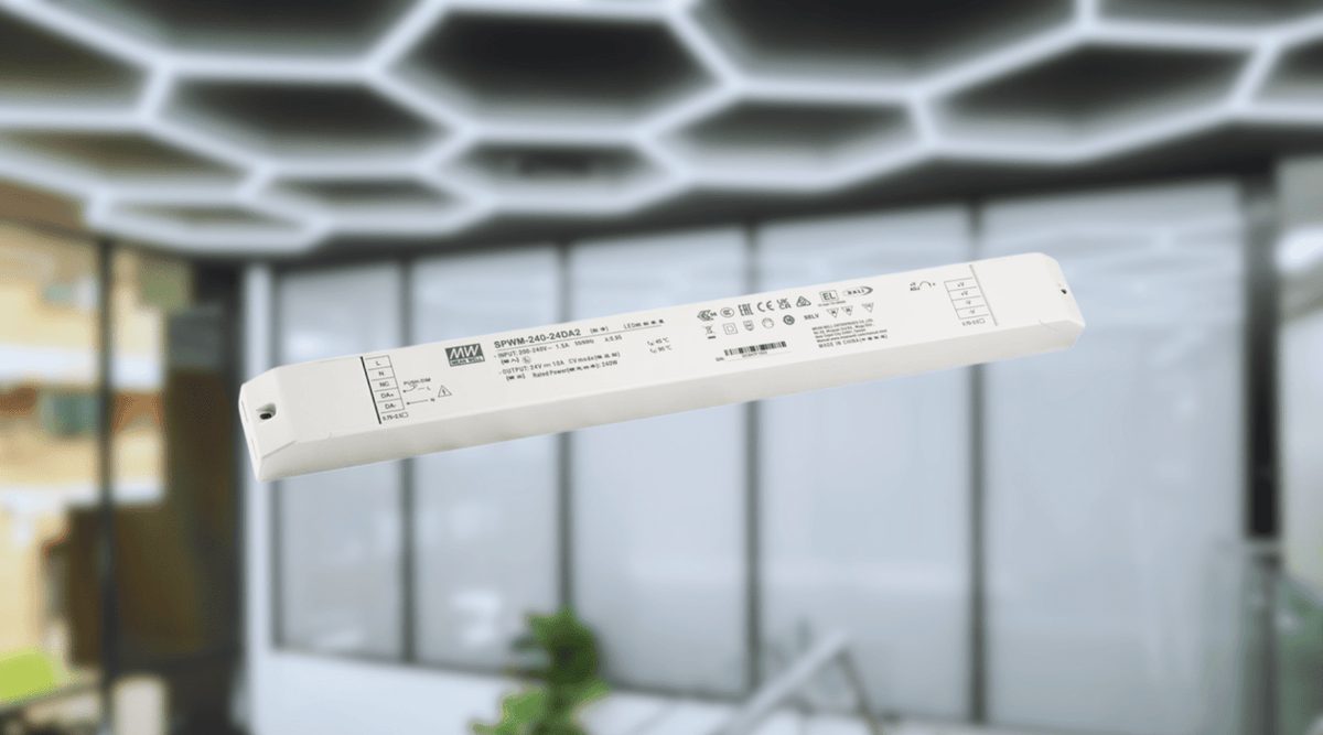 MEAN WELL SPWM LED Drivers | 75W–240W DALI-2 Dimming & Color Tuning