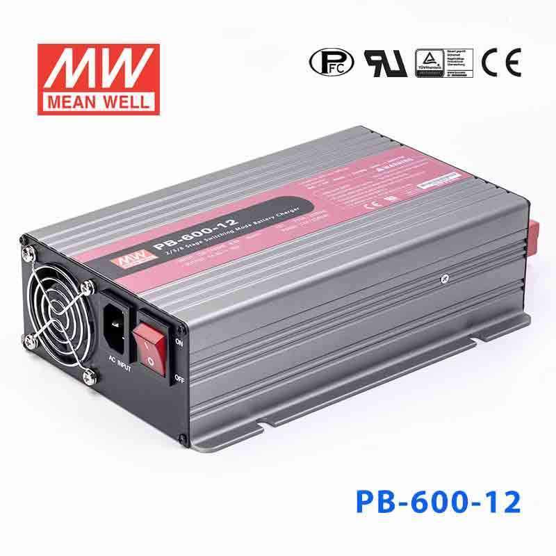 Mean Well PB-600-12 600W Battery Charger - 40A PFC Charging